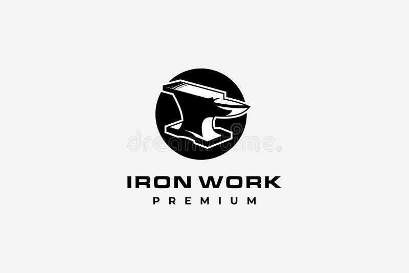 Black Iron Work Logo Premium Stock Photo - Image of nozzle, blacksmith ...