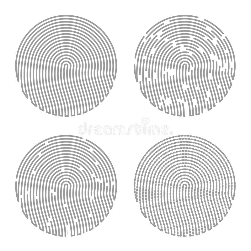 Fingerprint Color Vector Design Illustration. Stock Vector ... Fingerprint Color Vector Design Illustration. Stock Vector ...