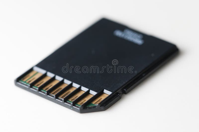 Isolated Memory Card stock photo. Image of card, storage - 9661434