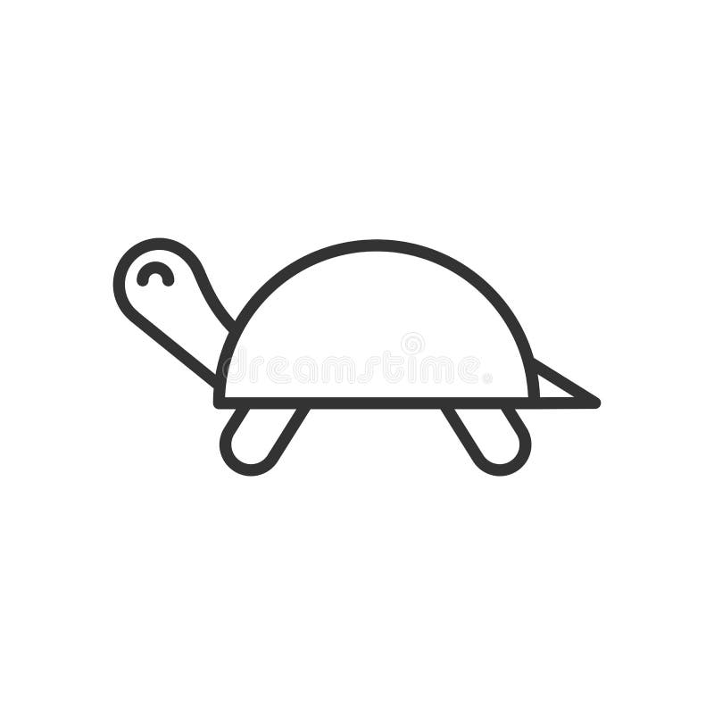Black Isolated Outline Icon of Turtle on White Background. Line Icon of ... Black Isolated Outline Icon of Turtle on White Background. Line Icon of ...