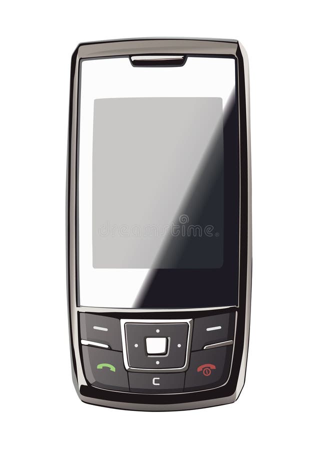Vector Cell Phone / PDA / Blackberry Editorial Image - Illustration of ...