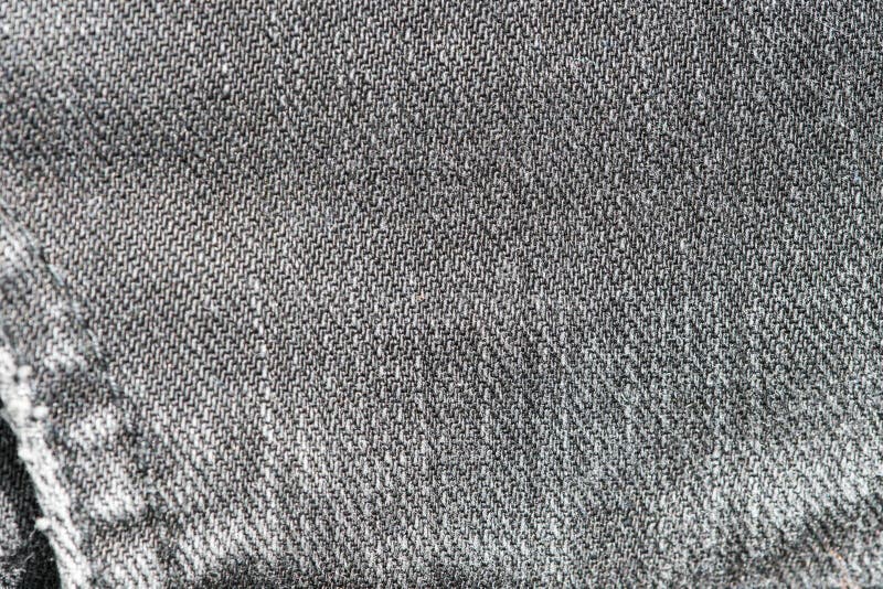 Black Jeans Texture Close Up. Abstract Denim Background Stock Image ...