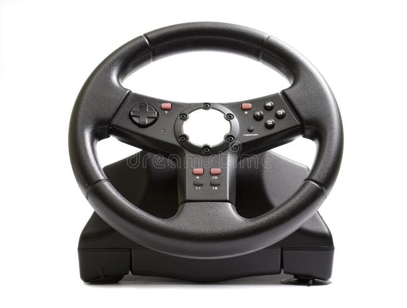 Black Joystick from a Game Console in the Hands of a Teenager. Close Up ...