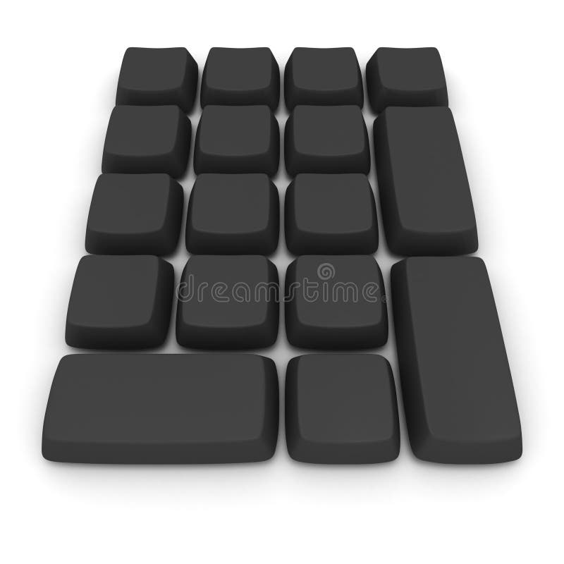 Blank keypad stock illustration. Illustration of blank - 20198790