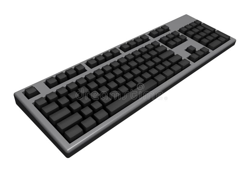 Vector laptop keyboard stock vector. Illustration of equipment - 15590812