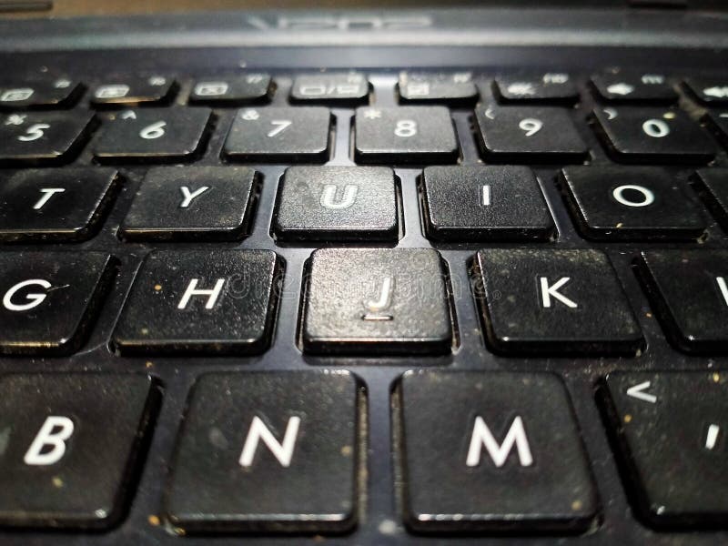 Black Keyboard Button Computers Design Stock Image - Image of work ...