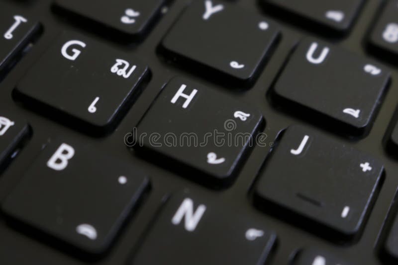 A black keyboard stock image. Image of computer, typing - 49998517