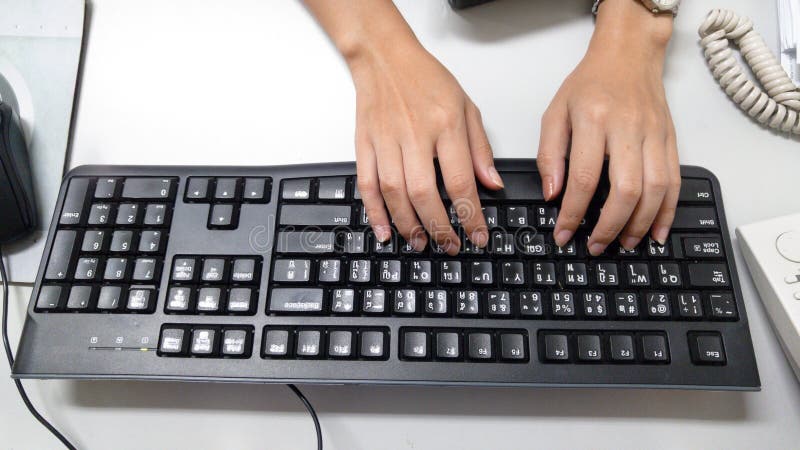 Black keyboard stock image. Image of black, typing, keyboard - 84093335