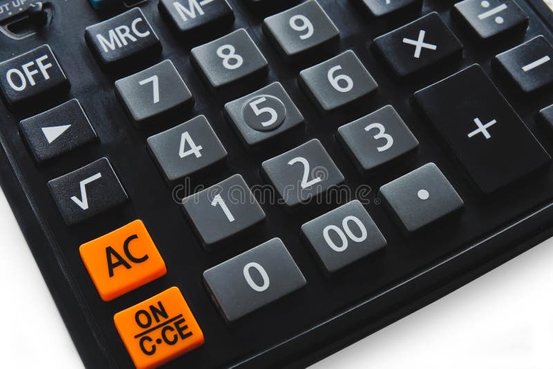 Black Keypad with Numbers and Letters Stock Image - Image of panel ...