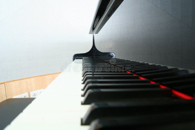 Black Keys of Keyboard with Different Years, Words, Names Stock Photo ...