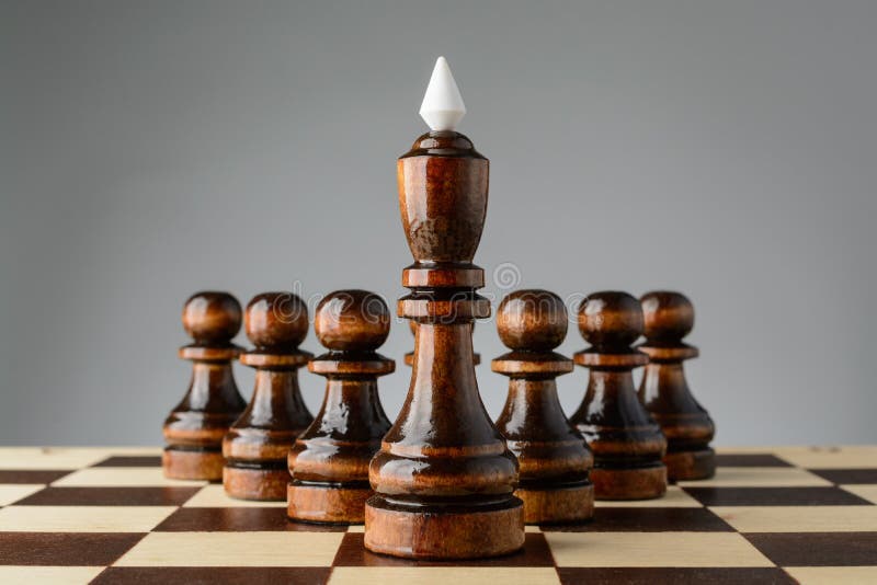 Black king and pawns stock image. Image of pawn, competition - 65778527