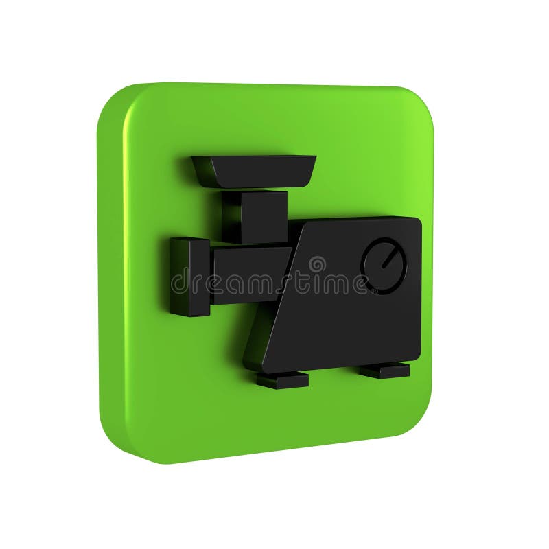 Black Kitchen Meat Grinder Icon Isolated on Transparent Background ...