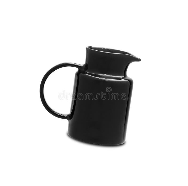 Black kitchen pitcher stock image. Image of design, beautiful - 75791219
