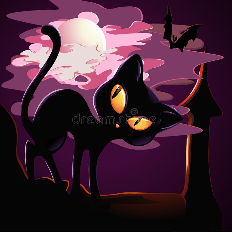 Black Kitten Stock Illustrations – 138,397 Black Kitten Stock ...