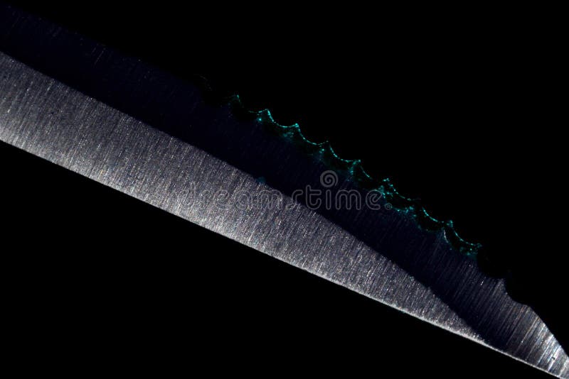 Black Knife Edge stock image. Image of carbon, blade, edge - 80341