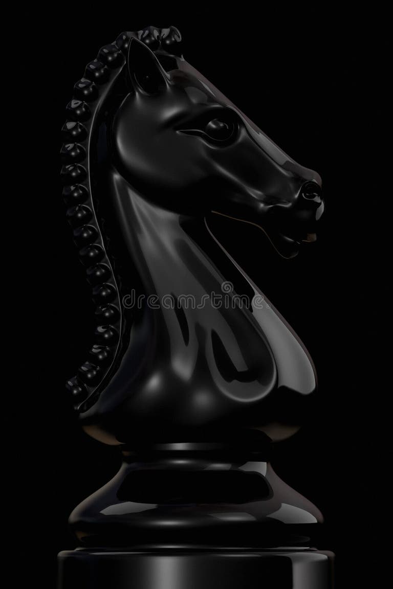 Black Chess Knight Stock Illustrations – 13,665 Black Chess Knight ...