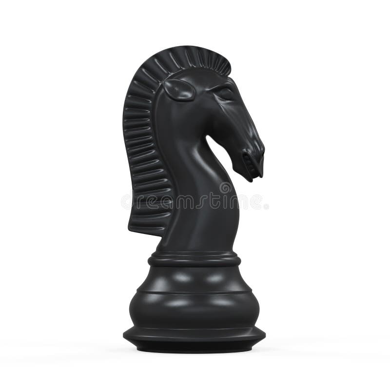 White Knight Chess Piece Isometric, Vector Illustration. Stock Vector ...