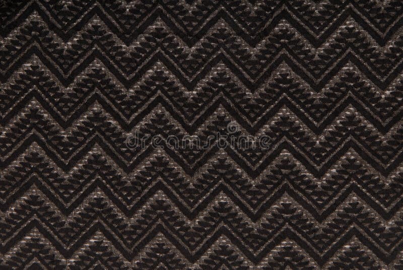 Black Knitted Fabric with Grey Pattern Stock Photo - Image of cloth ...