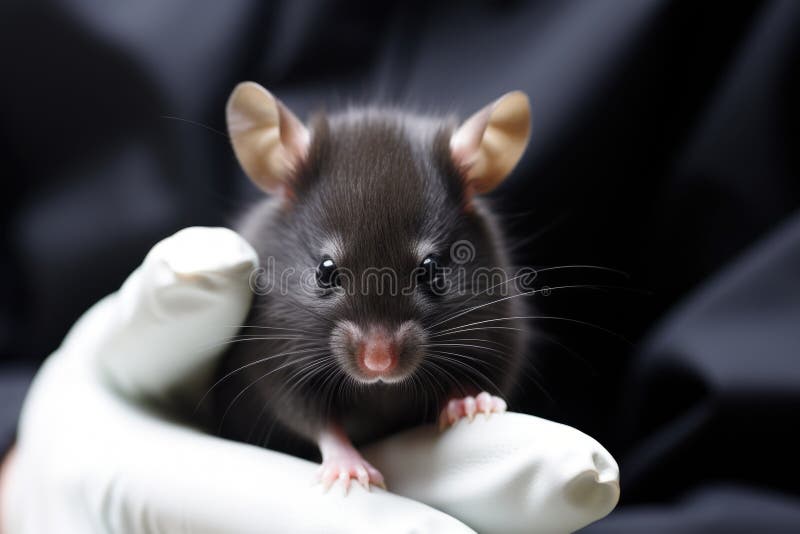Laboratory Mouse Tries To Escape Stock Image - Image of human, mouse ...
