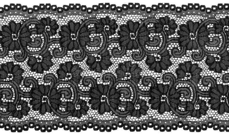 Black lace stock image. Image of material, texture, ornamentations ...