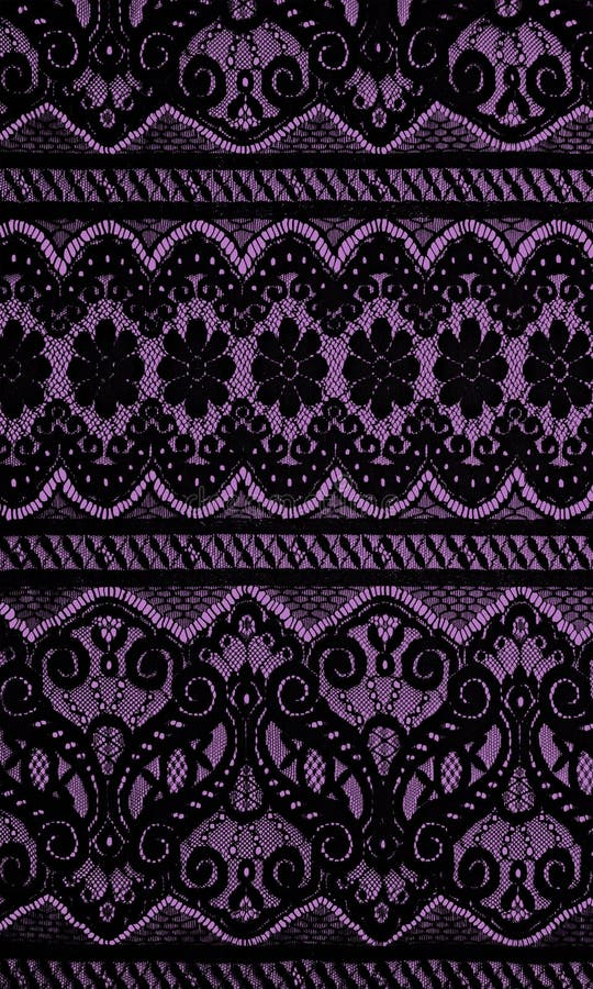 Purple Lace Flowers Seamless Pattern Background Stock Photos - Free ...