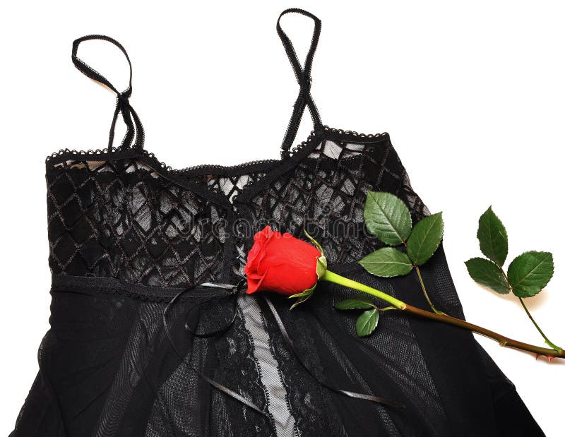 Black Lace Corset and Red Rose Stock Image - Image of beauty, beautiful ...