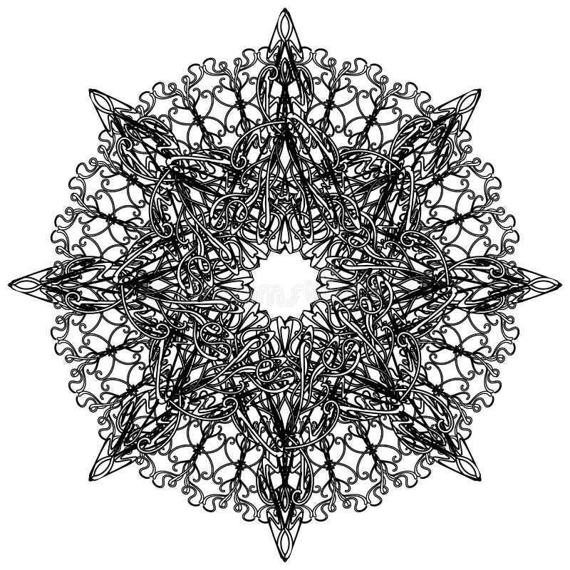 Octagonal Mandala Stock Illustrations – 342 Octagonal Mandala Stock ...