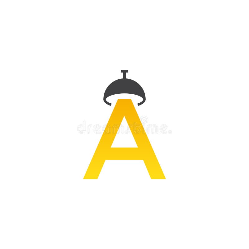 A with a Black Lamp Above it Stock Vector - Illustration of black ...