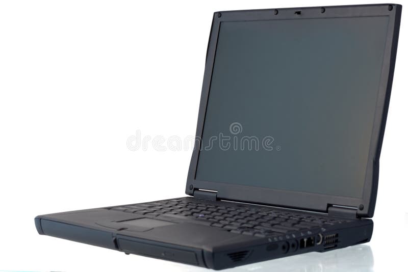 Black Laptop stock image. Image of blank, isolated, laptop - 6950877