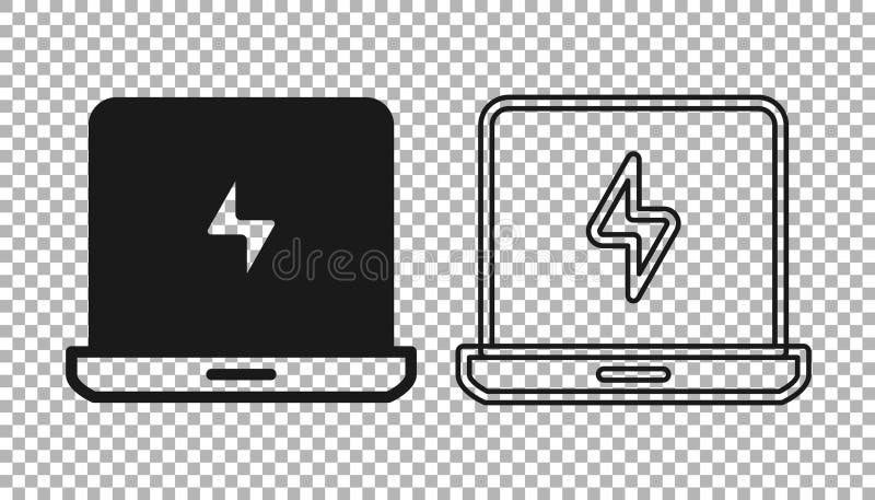 Pc Laptop Computer Icon Transparent Background Stock Illustrations ...