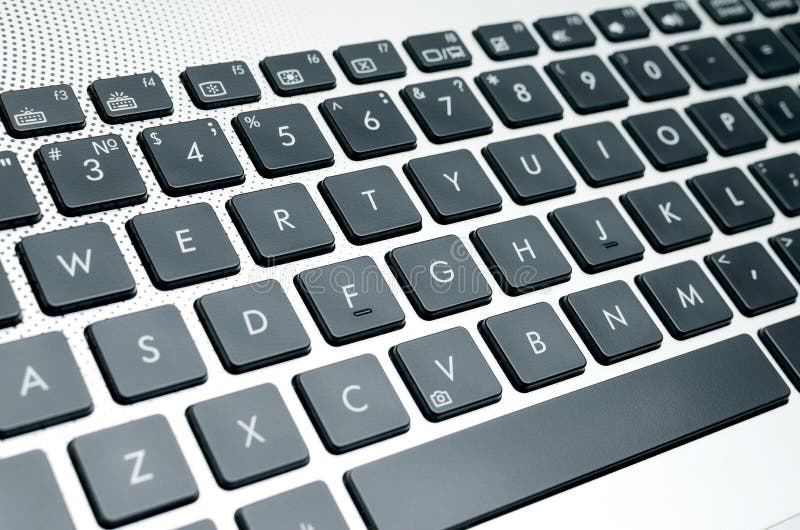 Black Laptop Keyboard Buttons Stock Image - Image of high, caps: 150652011