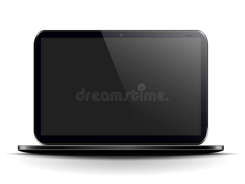 PC monitor stock vector. Illustration of equipment, backgrounds - 34707174