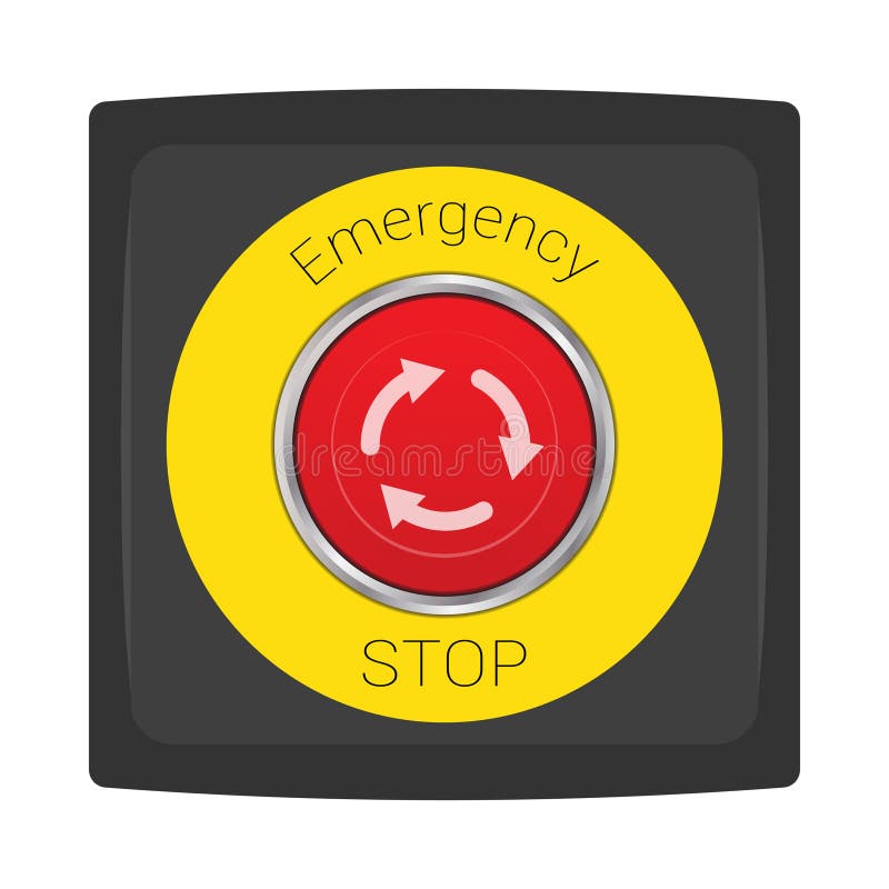 Emergency Stop Vector Stock Illustrations – 10,407 Emergency Stop ...