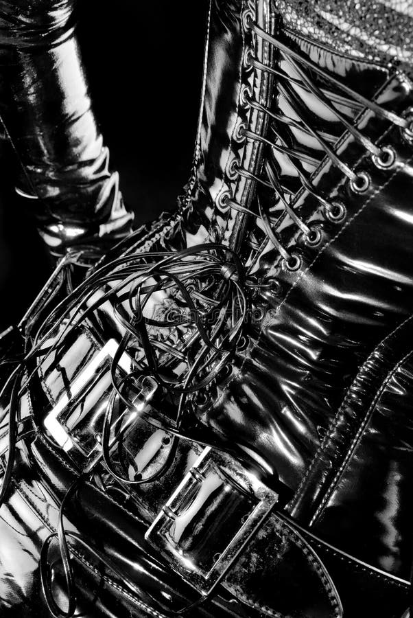 Black latex stock image. Image of pretty, short, young - 35797317