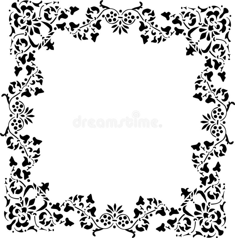 Frame Art Nouveau stock vector. Illustration of ornate - 57655949