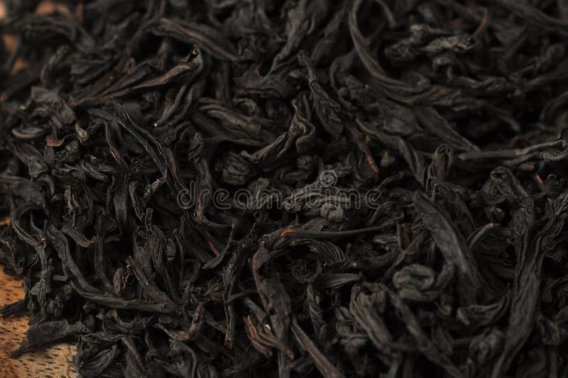 Black leaf tea - top view stock photo. Image of healthy - 197753674