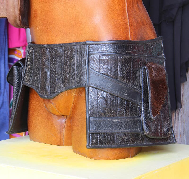Black Leather Belt on a Dummy Stock Photo - Image of india, craft: 56849604