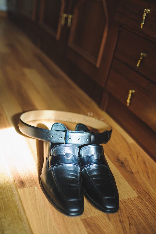 Black Leather Belt and Shoes Stock Photo - Image of couple, love: 69715786