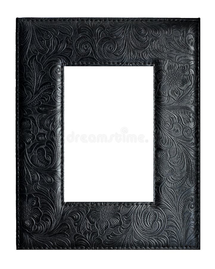 Black leather frame stock photo. Image of elegance, photograph - 5902754