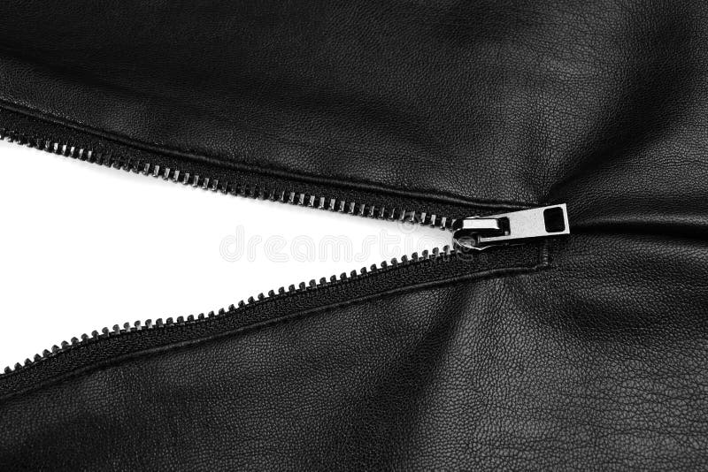 Zipper on White Background. Stock Image - Image of garment, zipper ...
