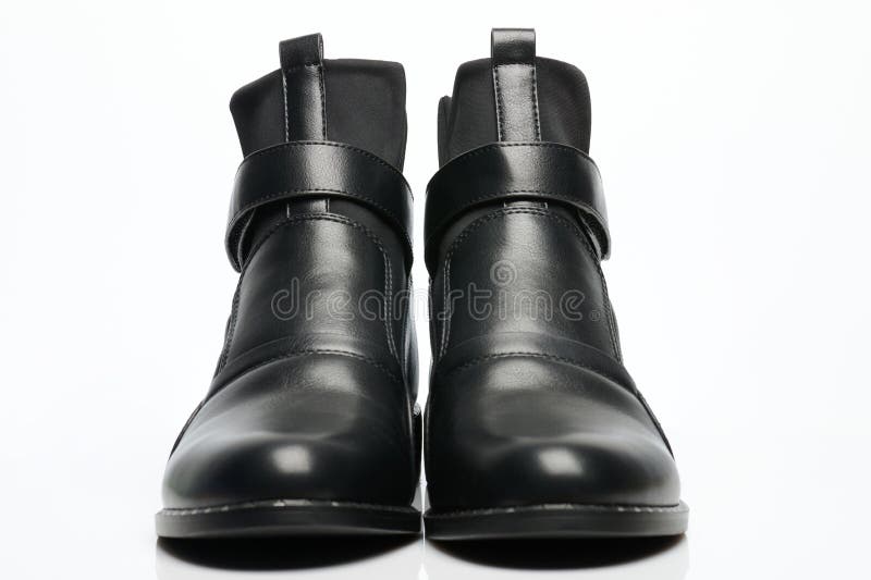 455 Black Leather Boots Front View Stock Photos - Free & Royalty-Free ...
