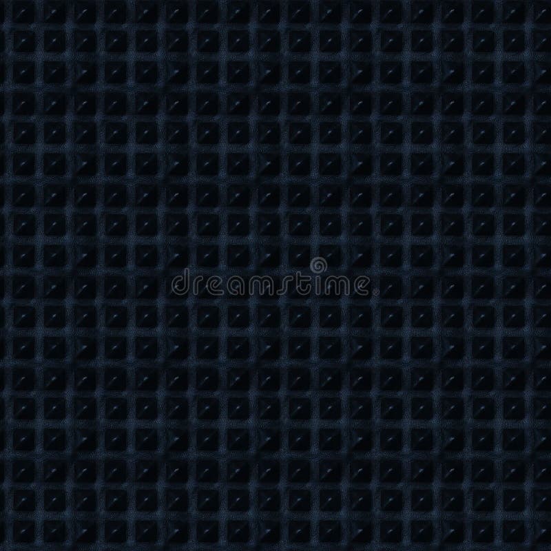 Black Leather with Square Texture Seamless Pattern Stock Image - Image ...