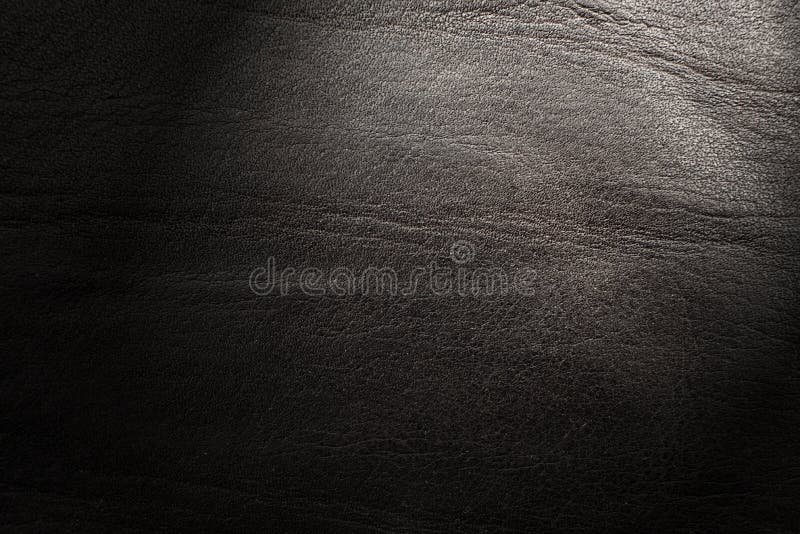Black Leather Texture. Abstract Background of Dark Leather with Small ...