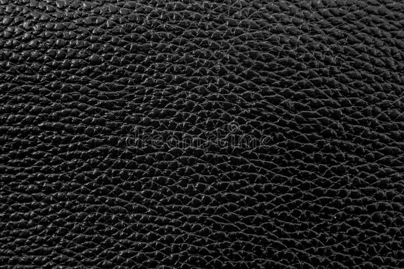 Black Leather Texture. Abstract Background of Dark Leather with Small ...
