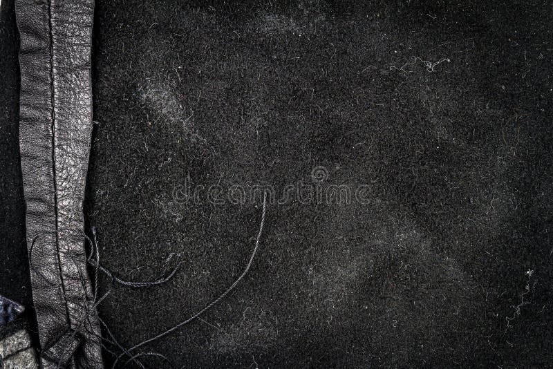 Black Leather Texture Background, Back Side Stock Image - Image of ...