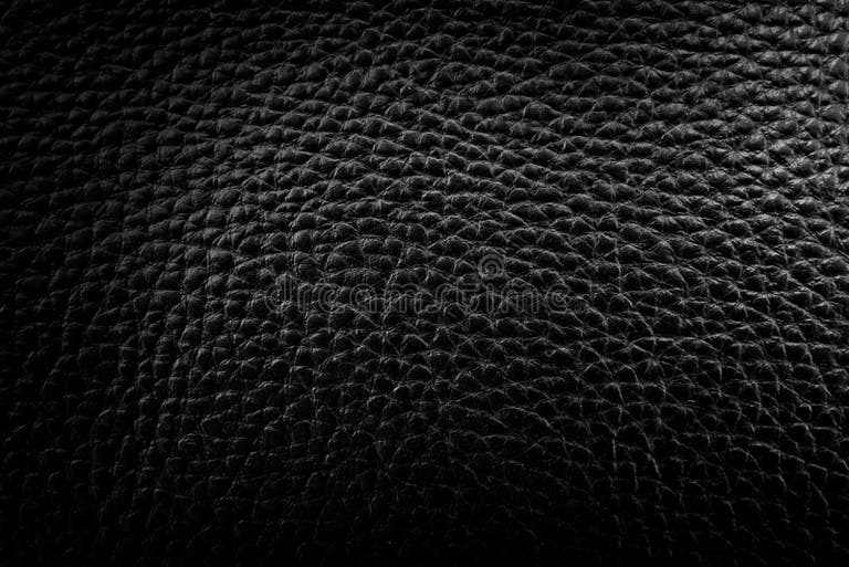 Black Leather Texture with Gradient. Background Made of Genuine Leather ...