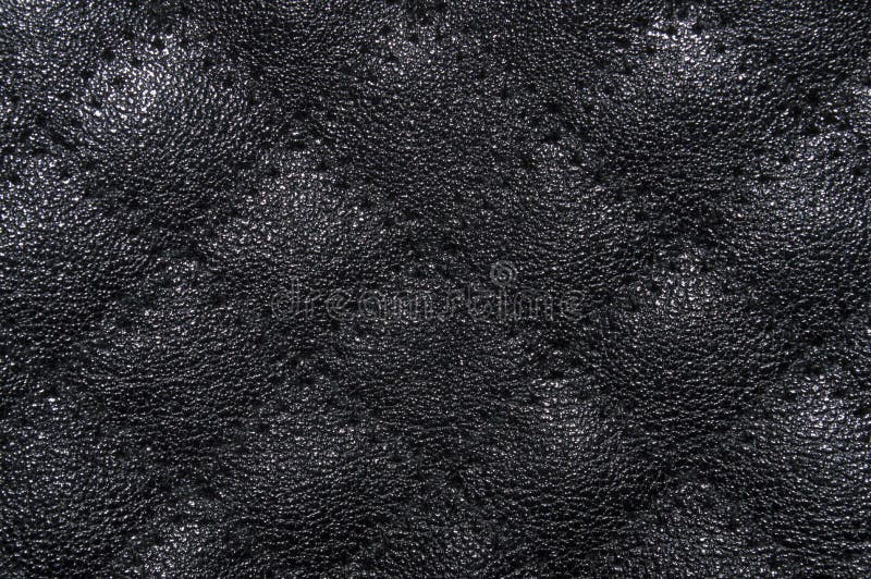 Black Leather Texture, with Large Rhombuses in the Pattern and Veined ...
