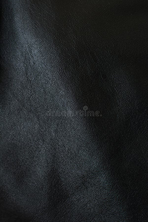Black Leather Texture with and Metallic Zipper for Clothing Stock Photo ...
