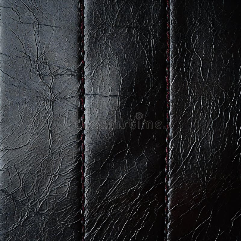 Black Leather Texture with Red Rivets, Abstract Background for Design ...