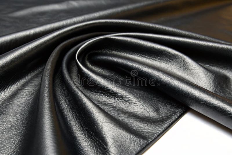 Black Leather Texture â€ Sleek and Smooth Leather Surface Stock ...